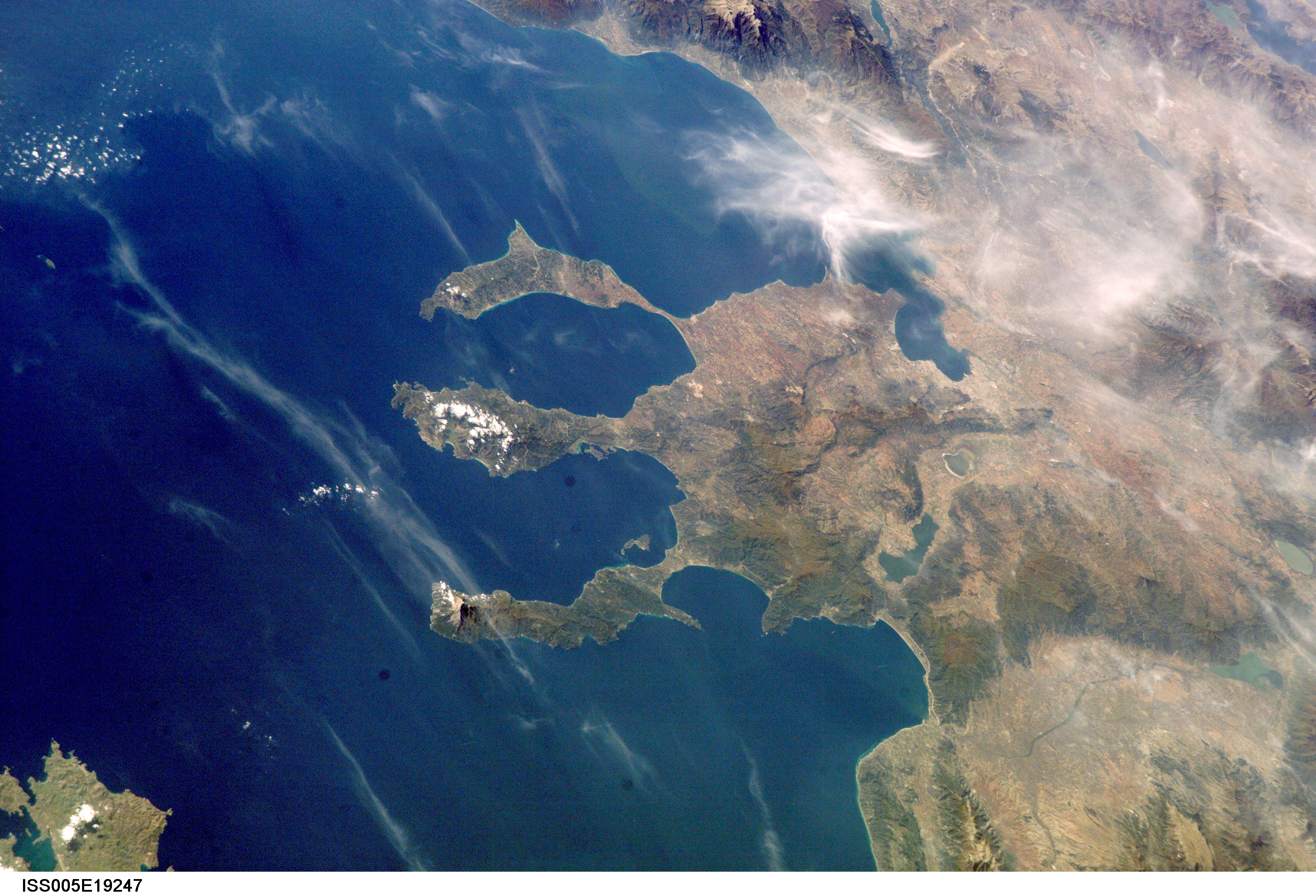 Astronaut Photo ISS005-E-19247 GREECE