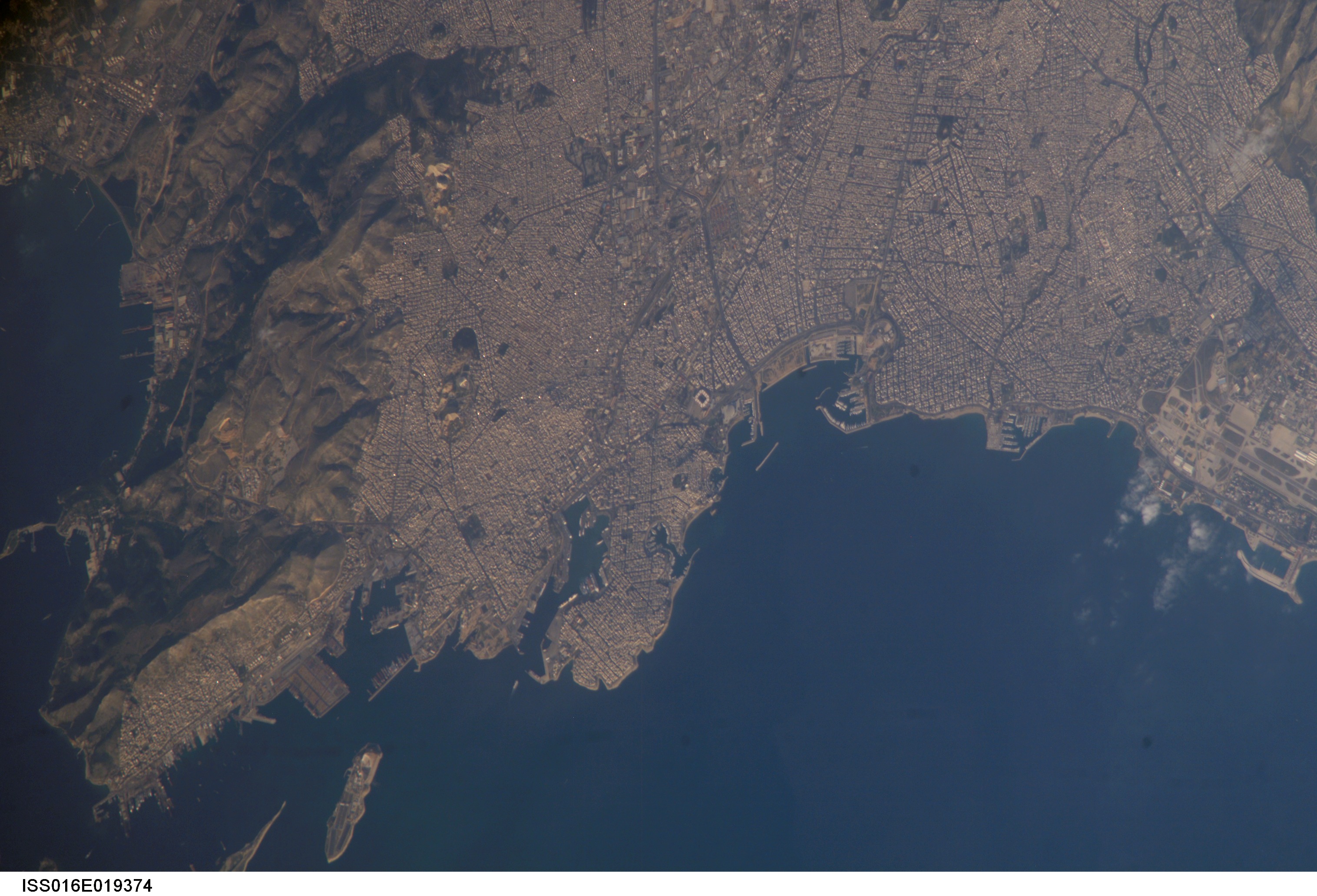 Astronaut Photo ISS016-E-19374 GREECE