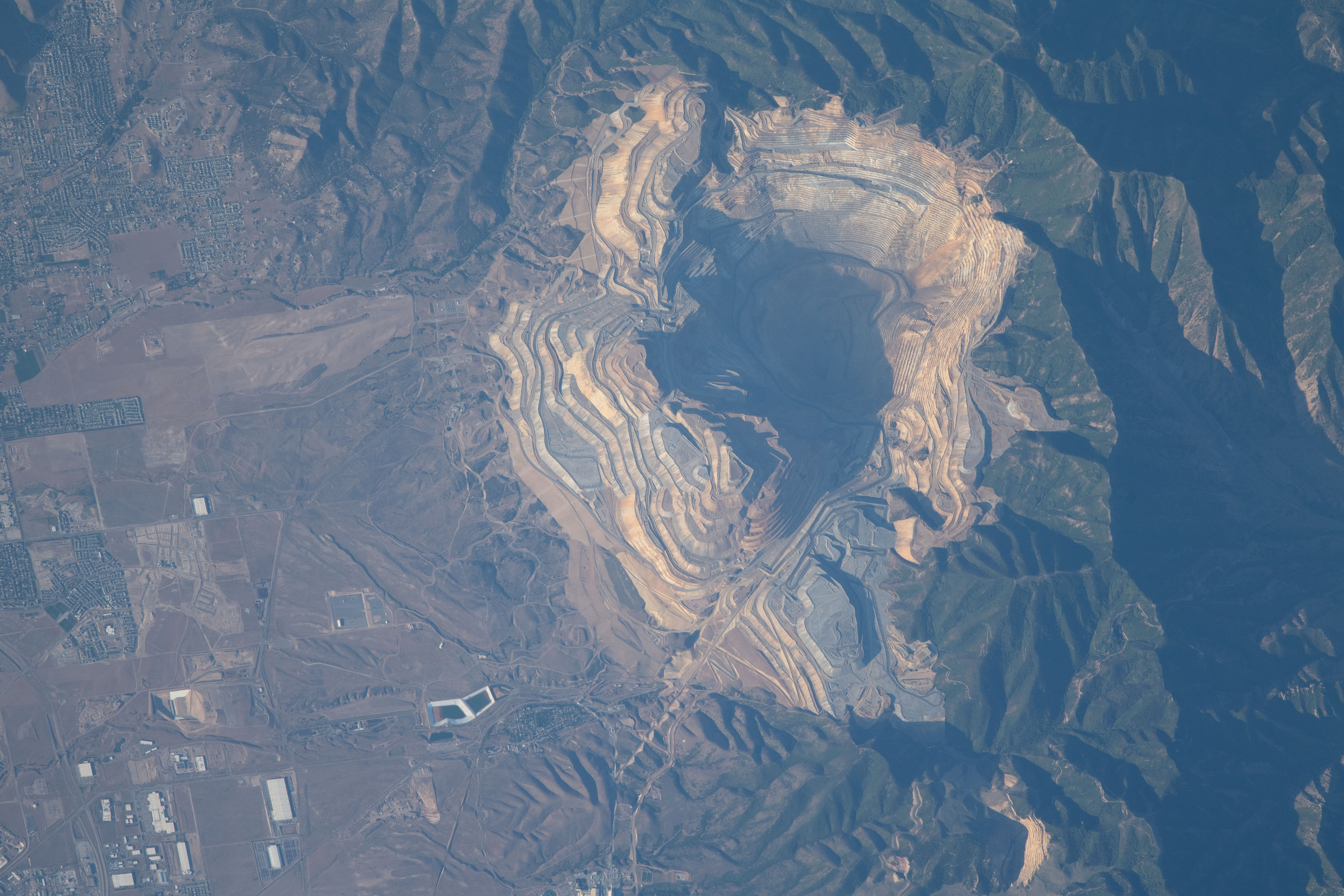Earth photographed from the International Space Station while orbiting ...